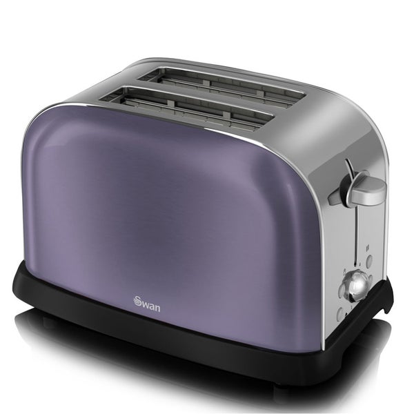 Swan Metallic 2 Slice Toaster - Purple - IWOOT UK