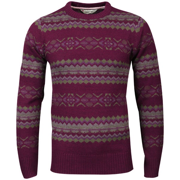 Tokyo Laundry Men's Piccadilly Crew Neck Knit - Oxblood Marl Mens ...