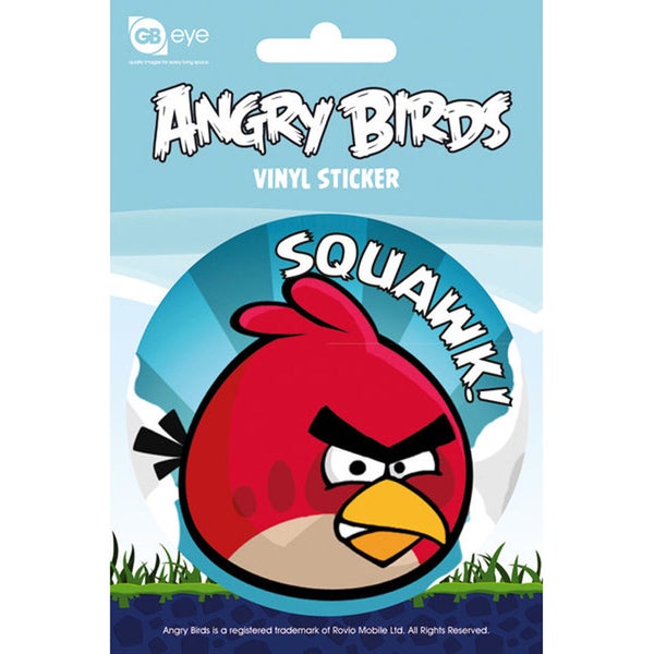 Angry Birds Bird - Vinyl Sticker - 10 x 15cm Merchandise - Zavvi UK