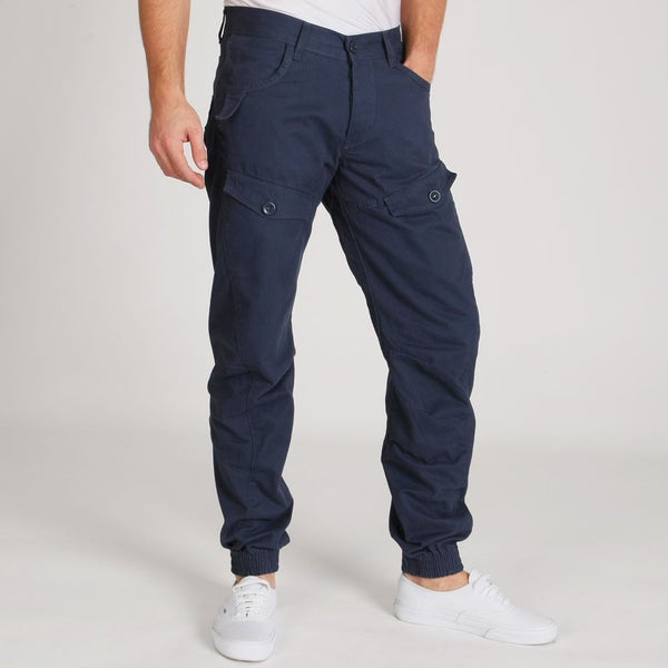 Galvanize Men's Cuffed Bottom Chino - Navy Clothing - Zavvi UK