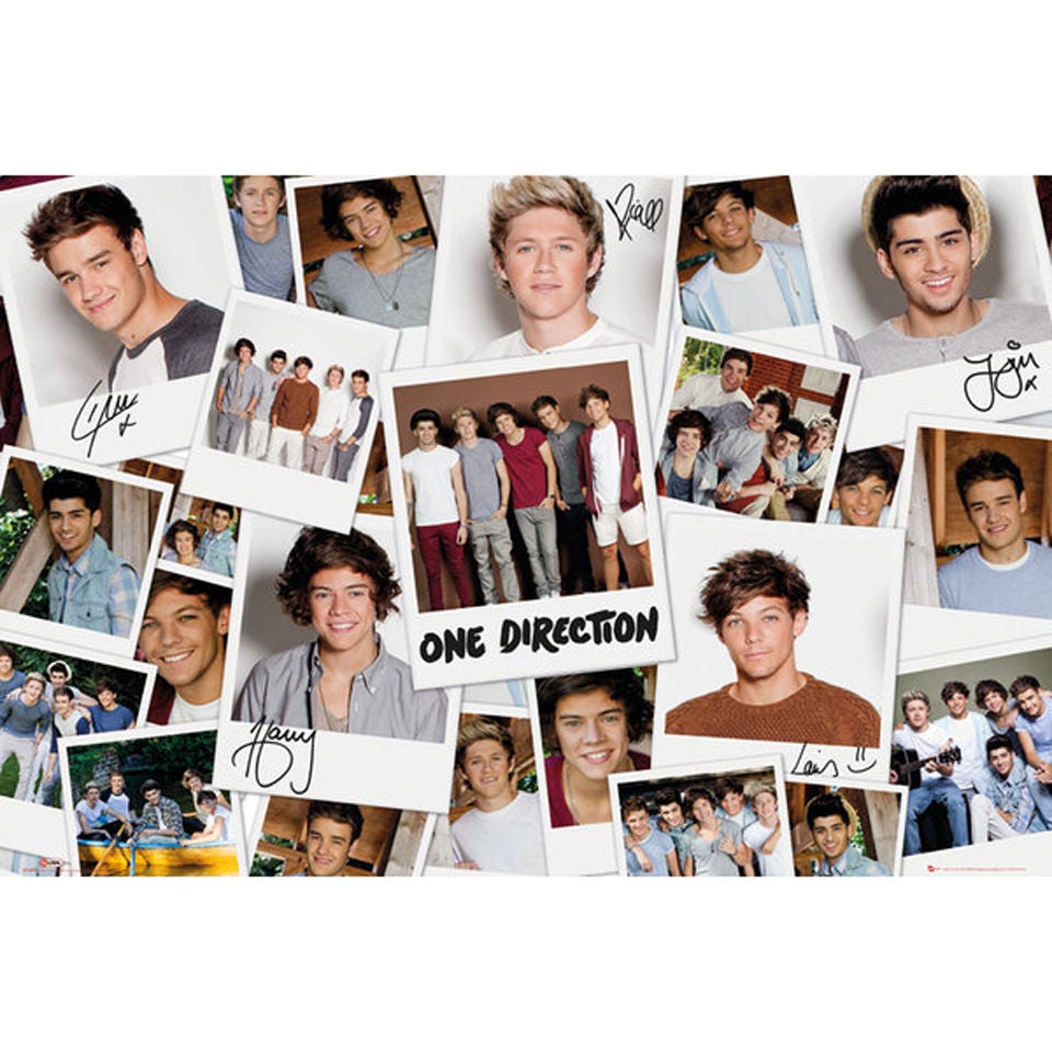 One Direction Polaroids - Maxi Poster - 61 x 91.5cm Merchandise - Zavvi UK