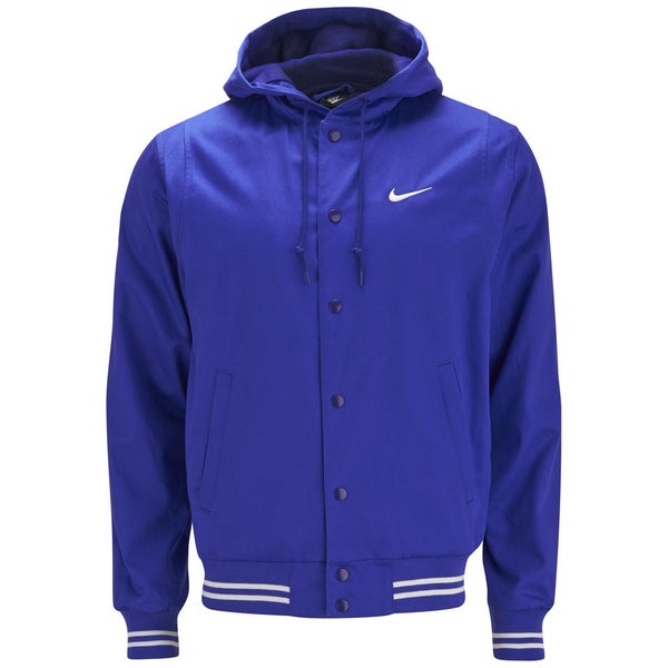 Nike Men's Players Hooded Jacket - Deep Royal Blue Sports & Leisure ...