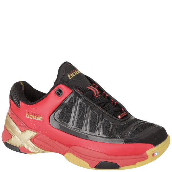 Springboost Women's B-Spike Trainers - Red/Black/Gold | TheHut.com