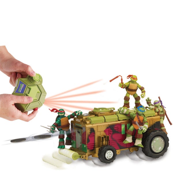 Teenage Mutant Ninja Turtles Ninja Control RC Shellraiser with Manhole ...