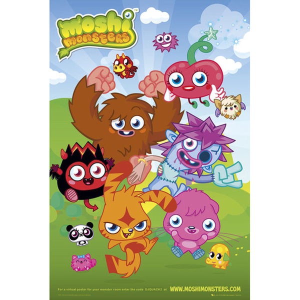 Moshi Monsters Group - Maxi Poster - 61 x 91.5cm Merchandise - Zavvi UK