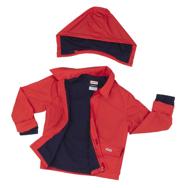 Hunter Kids Rain Coat - Red Clothing - Zavvi UK