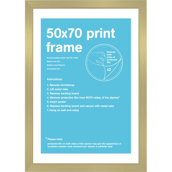 Gold Frame 50 x 70cm Merchandise - Zavvi UK