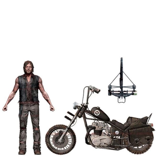 The Walking Dead TV Deluxe Box Daryl Dixon with Chopper Merchandise ...