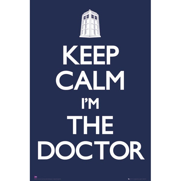 Doctor Who Keep Calm - Maxi Poster - 61 x 91.5cm Merchandise - Zavvi UK