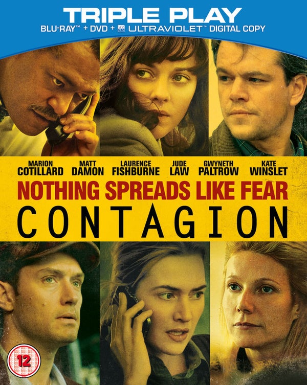 Contagion - Triple Play (Blu-Ray, DVD and Digital Copy) Blu-ray - Zavvi UK