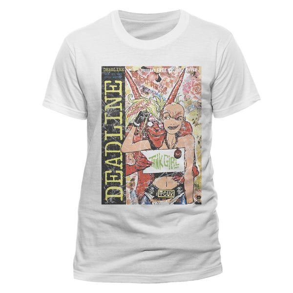Deadline Comics Men's T-Shirt - Tank Girl - White Merchandise - Zavvi UK