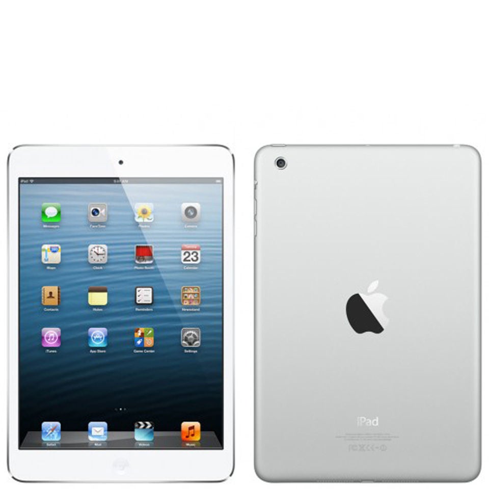 Apple iPad Mini: 32GB Wifi + 3G and 4G - White and Silver - IWOOT UK