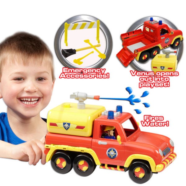 Fireman Sam - Venus Rescue Vehicle Playset - IWOOT UK