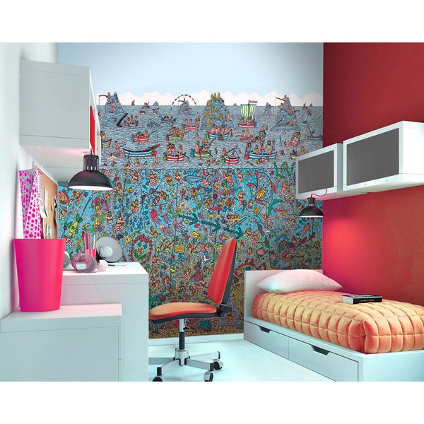Where's Wally Deep Sea Wall Mural Homeware | Zavvi Australia