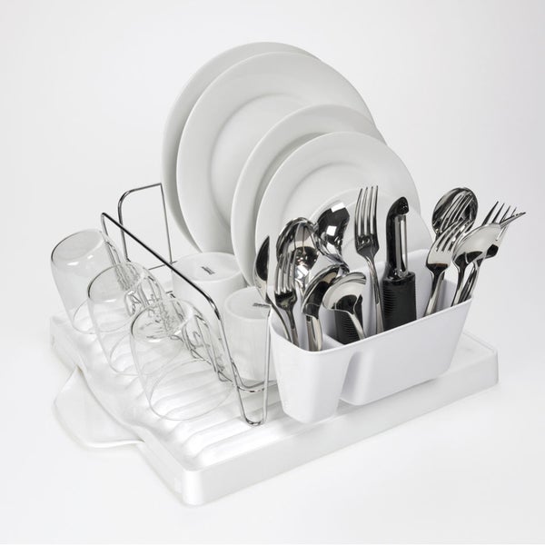 OXO Good Grips 3 Piece SS Dish Rack - IWOOT UK