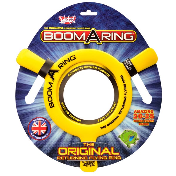 Wicked Boom A-Ring Flying Ring - Yellow - IWOOT UK