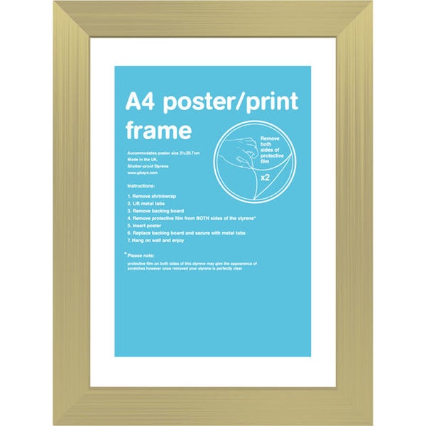 Gold Frame A4 Merchandise - Zavvi UK