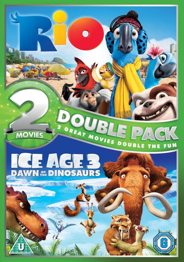 Rio / Ice Age 3 DVD - Zavvi UK