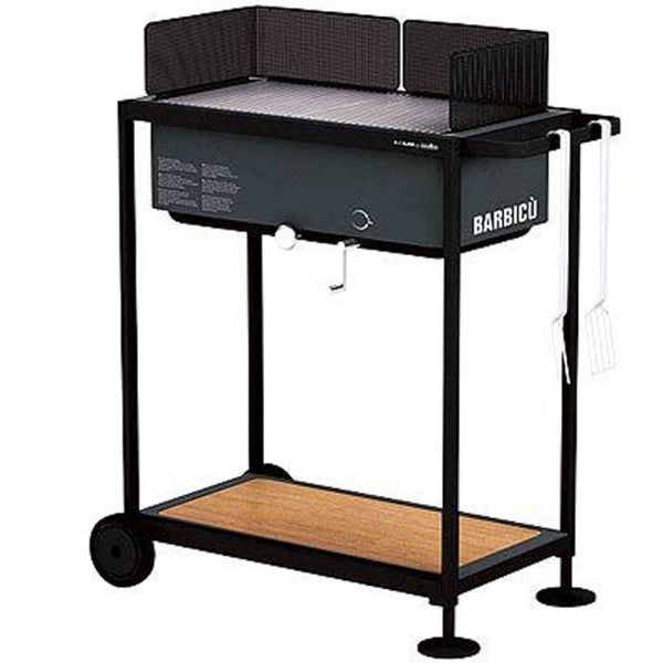 Alessi Optional Gas Grill BBQ Bundle (Alessi Gas BBQ, Table Car and ...