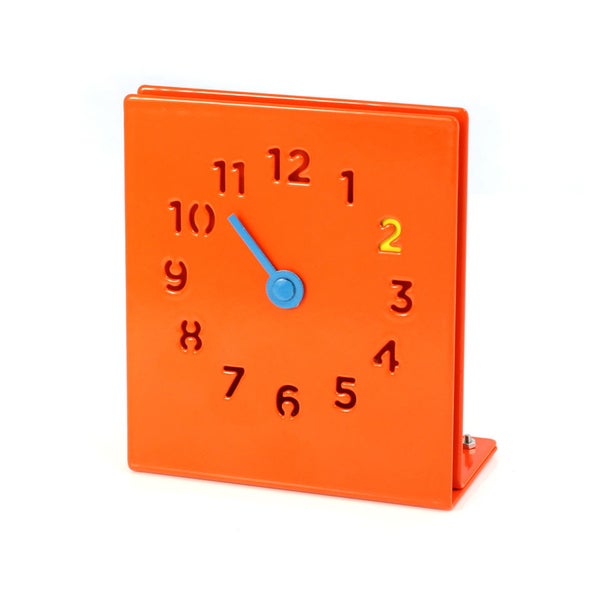 Desk Clock - Orange - IWOOT UK