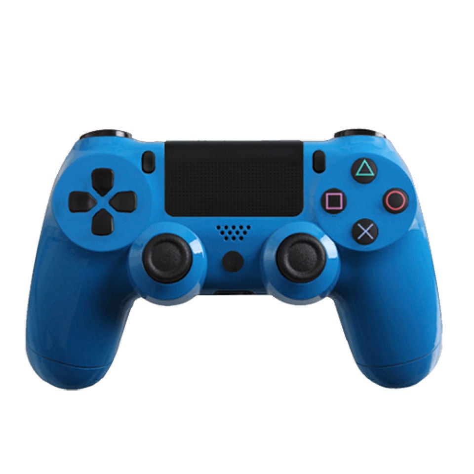 PlayStation DualShock 4 Custom Controller - Gloss Blue Games ...