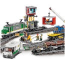 LEGO City: Cargo Train RC Battery Powered Toy Track Set (60198) Toys ...
