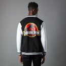Jurassic Park Priimal Ranger Logo Unisex Varsity Jacket - Black/White ...