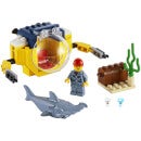 LEGO City: 4+ Ocean Mini-Submarine Deep Sea Set (60263) Toys - Zavvi UK