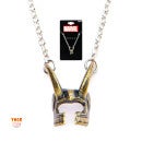 Marvel Loki Helmet Pendant Necklace Merchandise - Zavvi UK