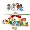 LEGO DUPLO Town: Horse Stable and Pony Care Toddler Toy (10951) Toys ...