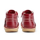 Infant Unisex Kick Hi Zip Leather Red | Kickers