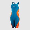 Women's Fastskin LZR Pure Intent Closedback Kneeskin Blue/Orange | Speedo
