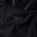 Women's Hyperboom Placement Racerback Swimsuit Black/Grey | Speedo