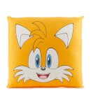 Sonic The Hedgehog Tails Face Square Cushion - IWOOT UK