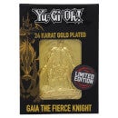 Yu Gi Oh! Limited Edition 24K Gold Plated Collectible Gaia the Fierce Knight by Fanattik ...