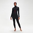 Women's HydroPro Modest Swimsuit Black | Speedo