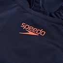 Women's Placement Muscleback Swimsuit Navy/Pink | Speedo