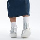 Adult Unisex Kick Hi Stack Leather Silver | Kickers