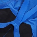 Women's Fastskin LZR Pure Valor 2.0 Openback Kneeskin Blue/Black | Speedo