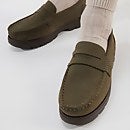 Adult Unisex Lennon Loafer Leather Dark Green | Kickers