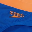 Men's Logo 7cm Brief Blue/Orange | Speedo
