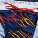 Men's Club Training 8cm Allover Digital Brief Blue/Orange | Speedo