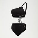 Women's Shaping Asymmetric Bikini Top Black | Speedo