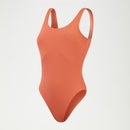 Women's Textured Deep U-Back Orange | Speedo