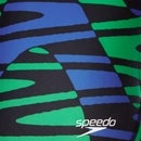 Women's Disco Boom Super Pro One Piece Blue/Green | Speedo USA