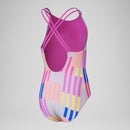Girls' Printed Twinstrap Swimsuit Pink | Speedo