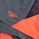 Men's HyperBoom Splice 16" Swim Shorts Grey/Red | Speedo