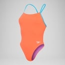Women's Club Training Solid Tie Back Swimsuit Red | Speedo