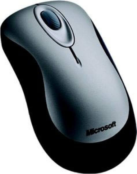 Microsoft 2000 Wireless Desktop Optical Mouse Grey Computing - Zavvi UK