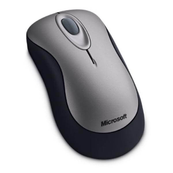 Microsoft 2000 Wireless Desktop Optical Mouse (Black) Computing - Zavvi US